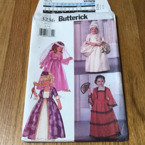 Butterick | Office | Uncut Vintage Sewing Pattern Butterick 3236 Girls ...